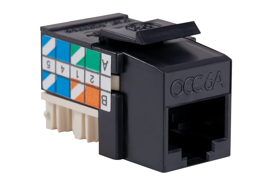 Category 6A - KMJ Outlet Jacks - Optical Cable Corporation